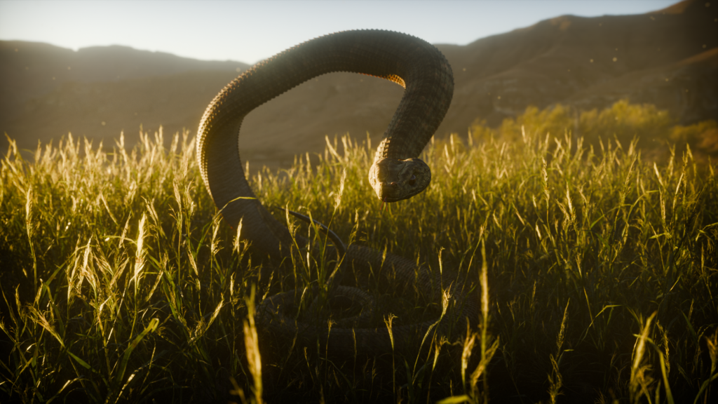 Realistic 3D Snake - Luxauro